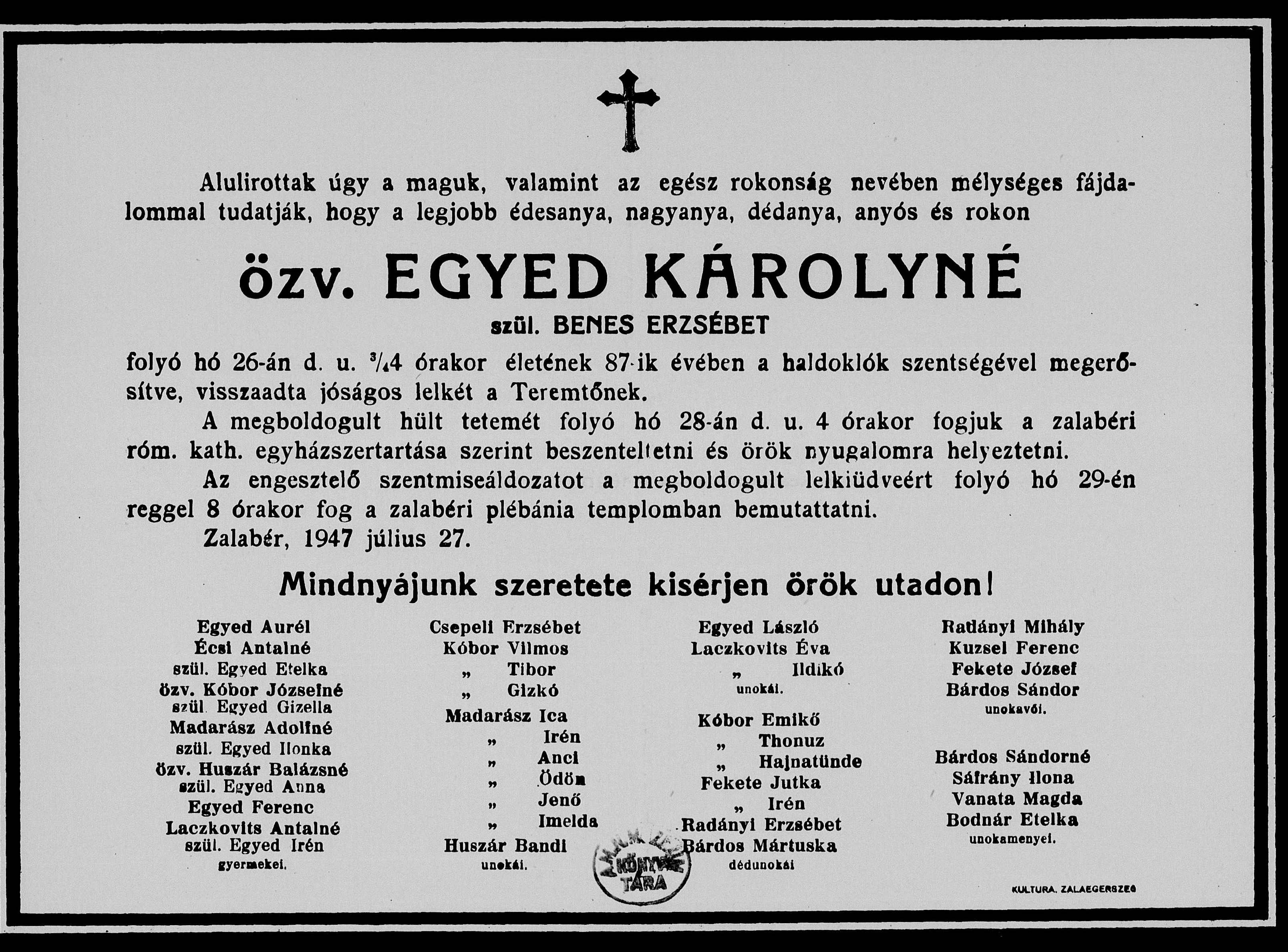 RadixFórum :: Vezetéknevek :: Egyed család