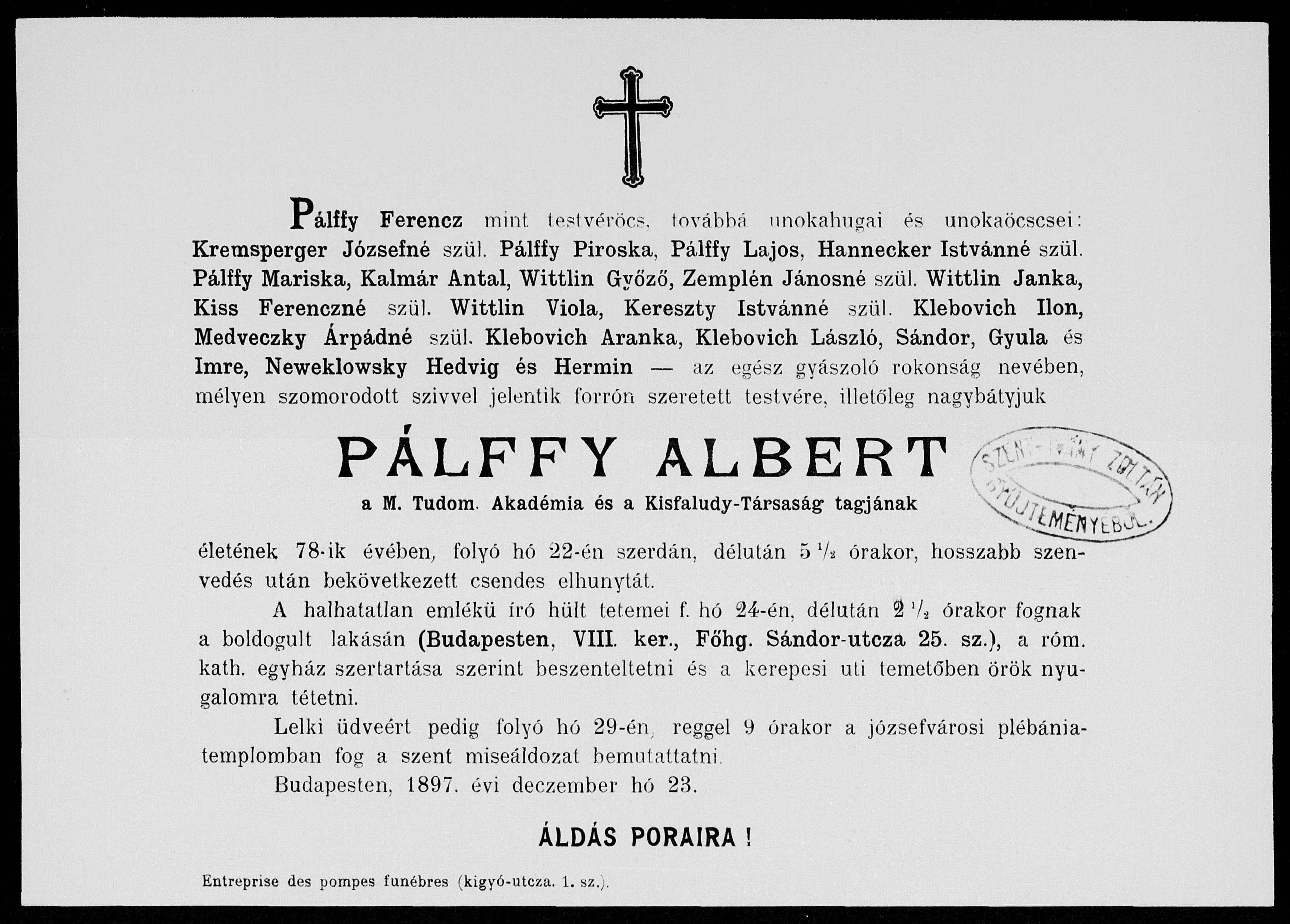 RadixFórum :: Vezetéknevek :: Pálffy, Pálffÿ, Pálffy, Palffy, Palffy család